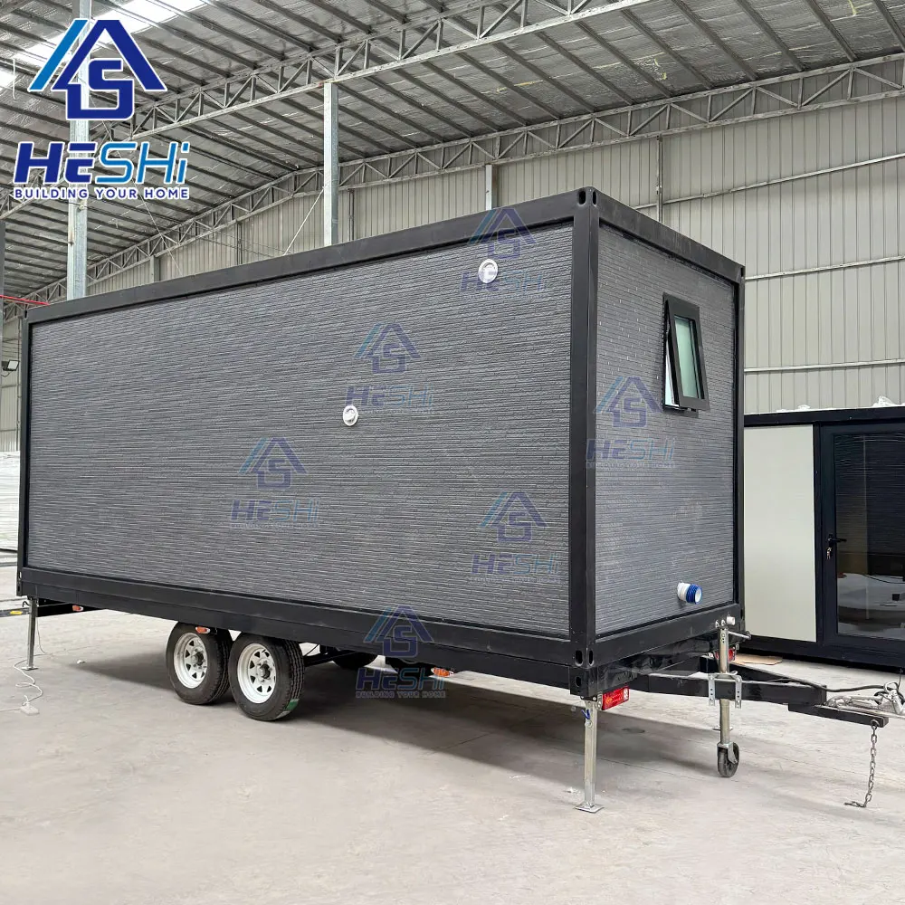 Direct Sale Trailer Container Prefabricated Tiny House On Wheel Light ...