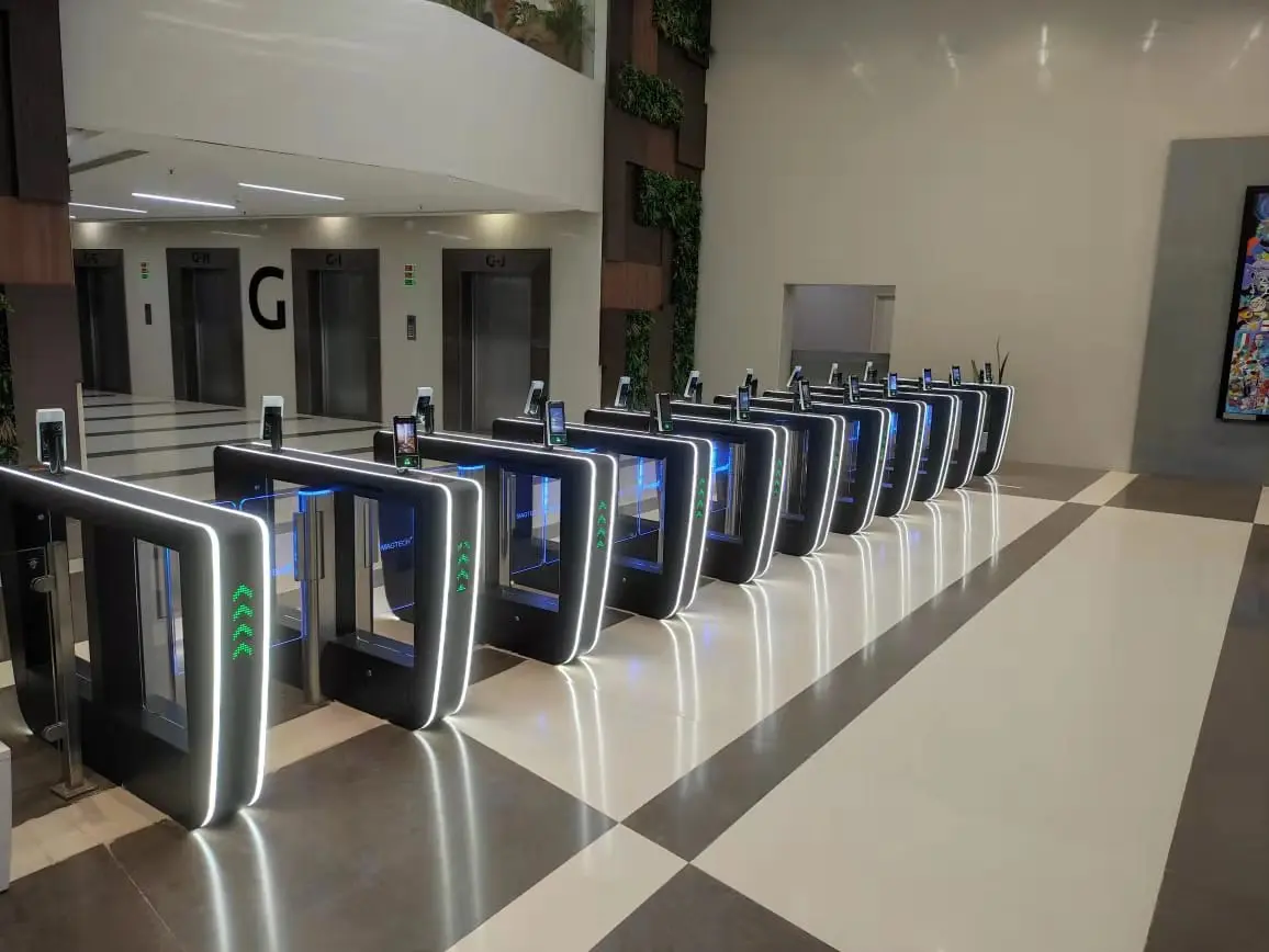 High Security Speed Gate with Face Recognition Access Control