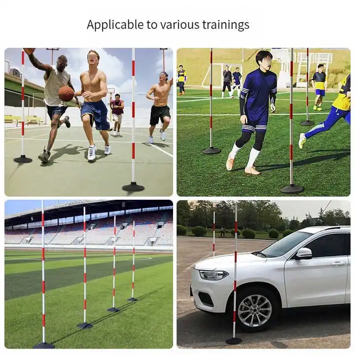 150cm(60inch) Speed Agility Coaching Pole Soccer Equipment Soccer ...