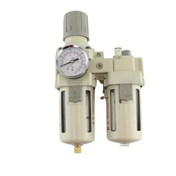 Smc Type Frl Auto Drain Compressed Air Control Filter Regulator Unit ...