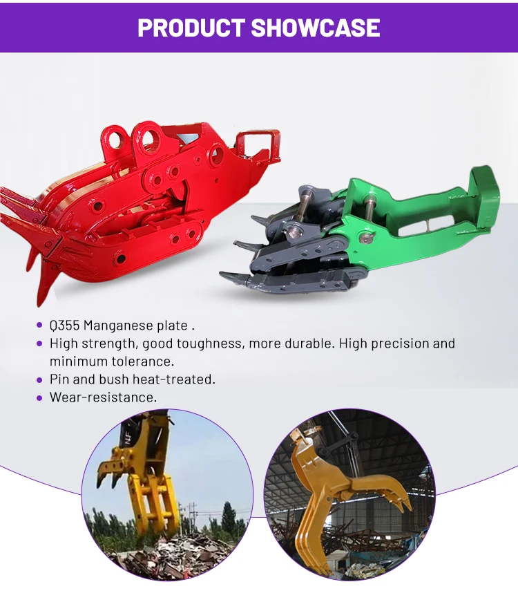 New SLN Construction Mechanical Grapple Component for 17-25 Ton ...