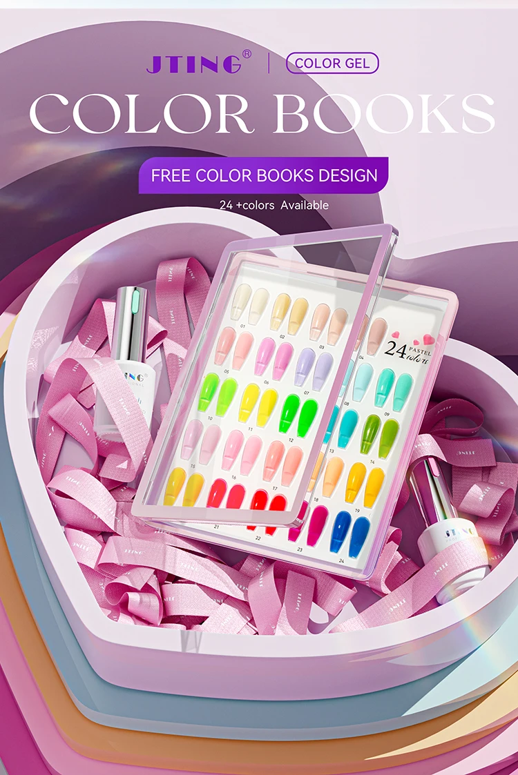 JTING Professional Brand - Custom Pastel Rubber Base Set