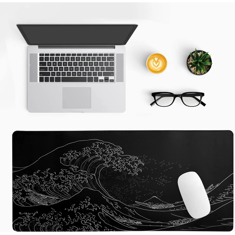 XXL Big Size Gaming Mouse Pad - Anti-Slip Natural Rubber Desk Mat with ...