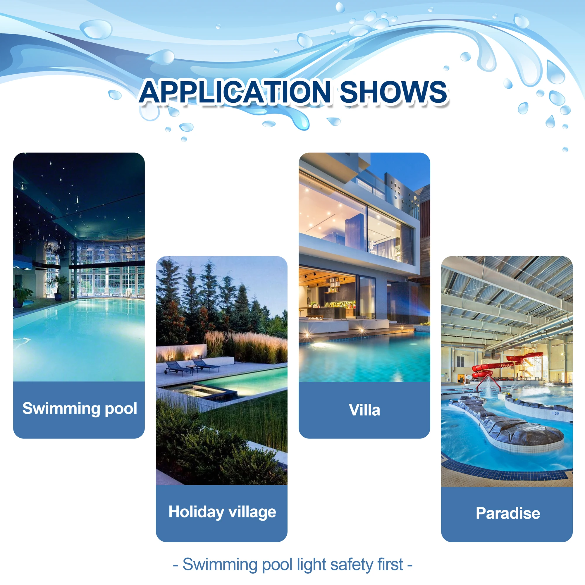 Smart Nicheless Led Pool Light 40w Swimming Pool Stainless Steel ...