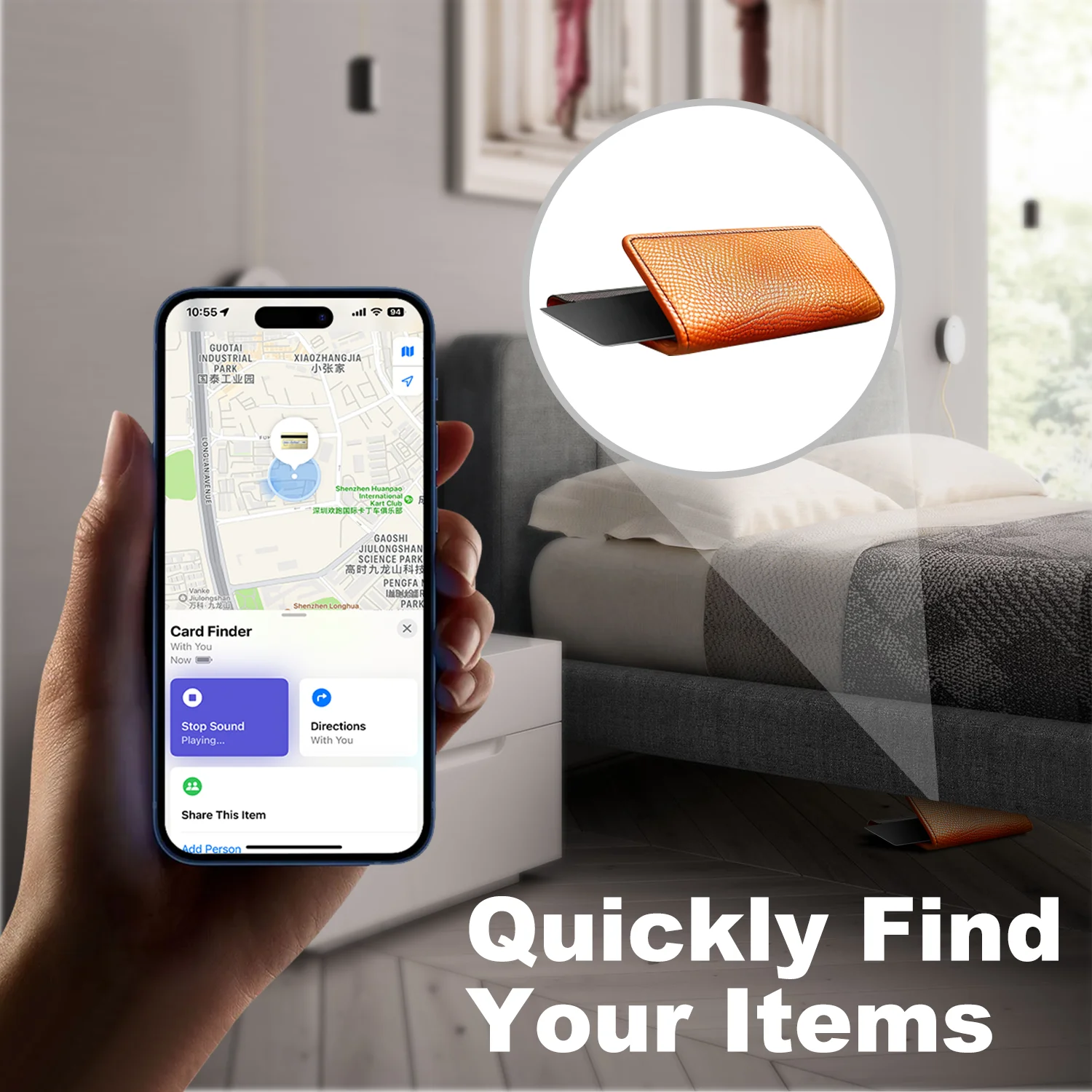 Hot Selling Waterproof APP Real Time Remote Control Smart Card