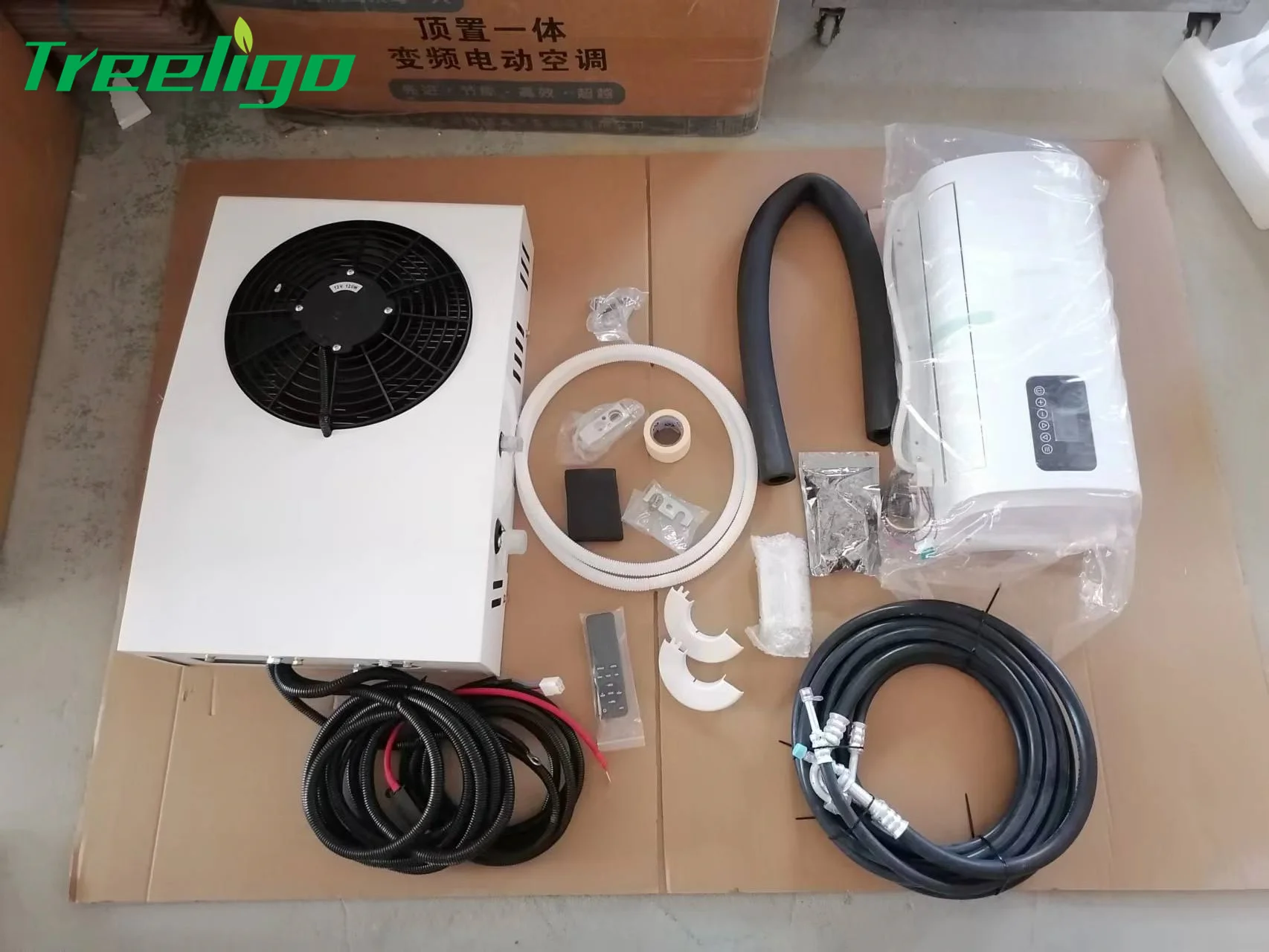 Alibaba.com: 12V 24V Semi Electric DC Split Parking Air Conditioner for ...