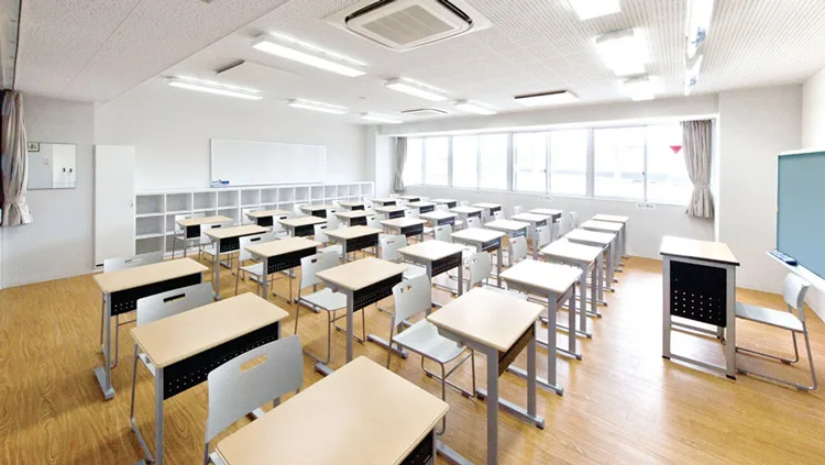 Japan College Modern Classroom Desk and Chair Set - Durable School ...