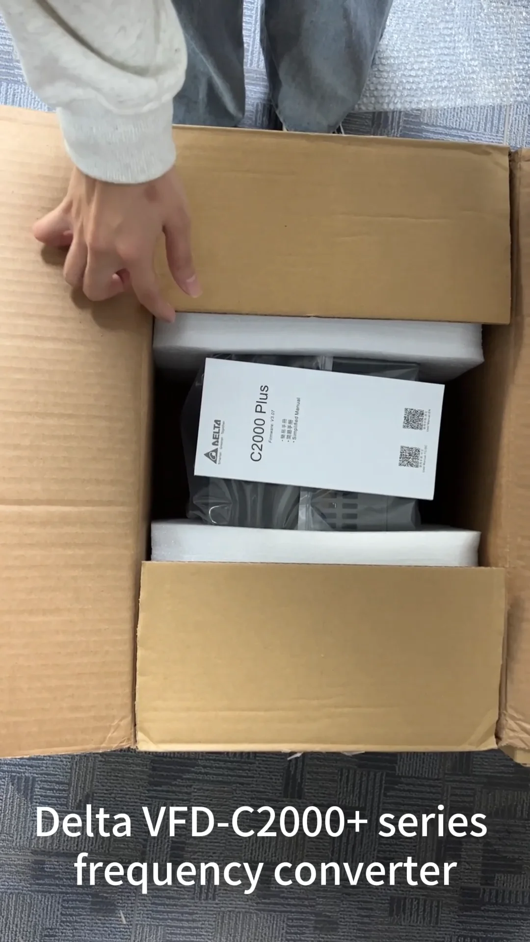 Delta Vector Control Inverter C2000 Plus Series Three Phase 460v 18.5kw ...