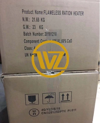 10g/12g/15g/17g Self Flameless Ration Mre Food Heater Pack In China ...