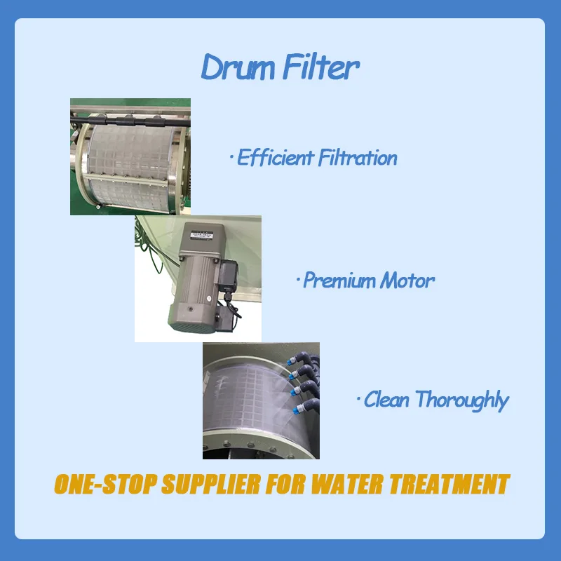 High Quality RDF Drum Filter for Aquaculture - 200 Mesh