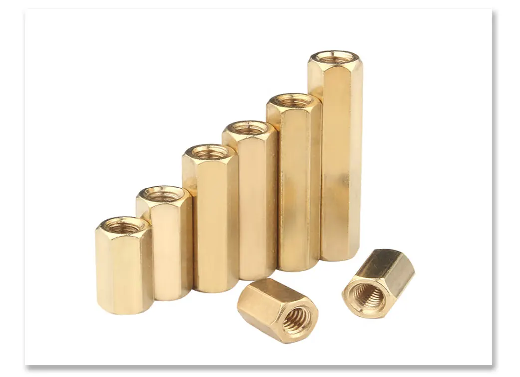 M3 M4 Double-pass Hexagonal Copper Column Hollow Isolation Column ...