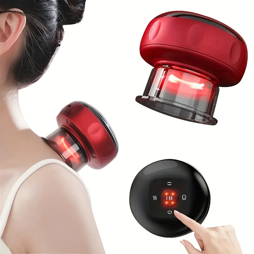 Electric Cupping Therapy Machine,4 In 1 Smart Vacuum Scraping Cupping ...