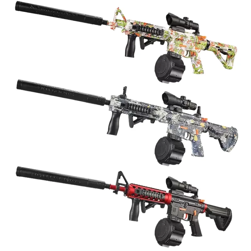 Splat Ball Water Bead Toy Gun M416 Nerf-pistola De Juguete Gell Blaster ...