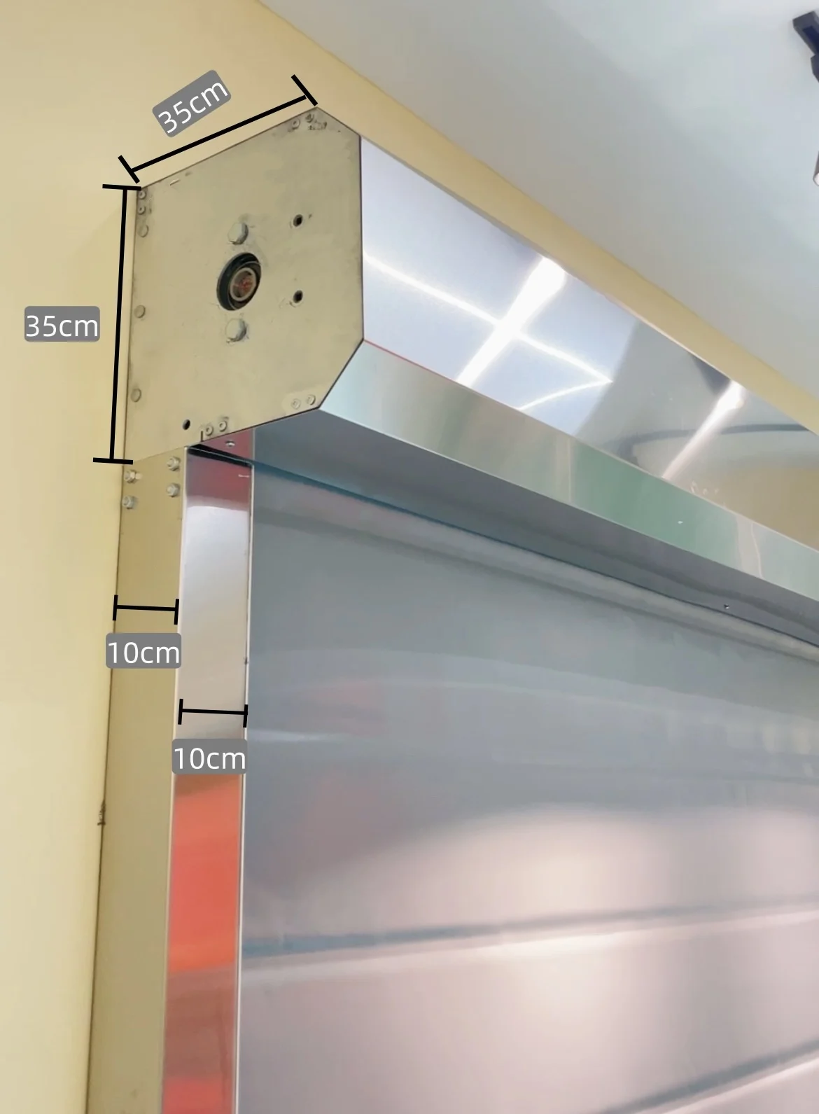 High-Speed PVC Roller Shutter Industrial Doors Suitable for Food ...