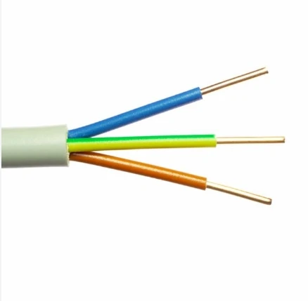 Multicore Solid Cable Twin Wire Electrical Cable Copper Bvv 3*6mm2 ...