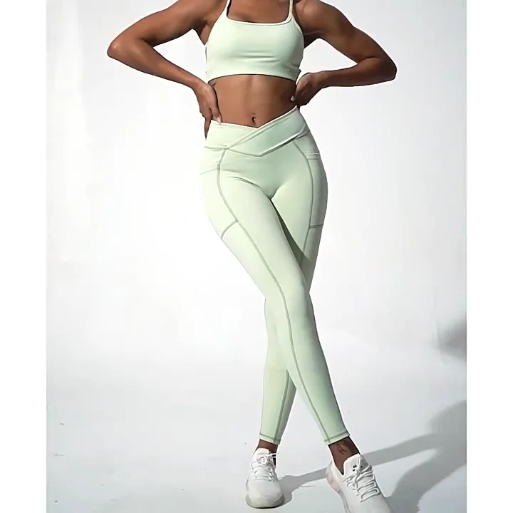 2023 Ready To Ship New Seamless Activewear Set Wholesale Fitness Yoga ...