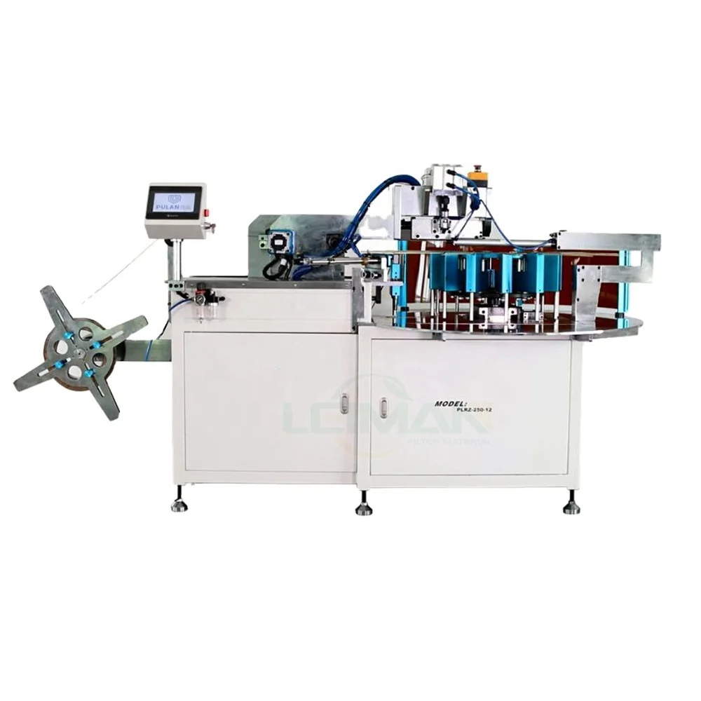 Auto Turntable Clipping Machine PLJT-250-12 for Oil Filter Making