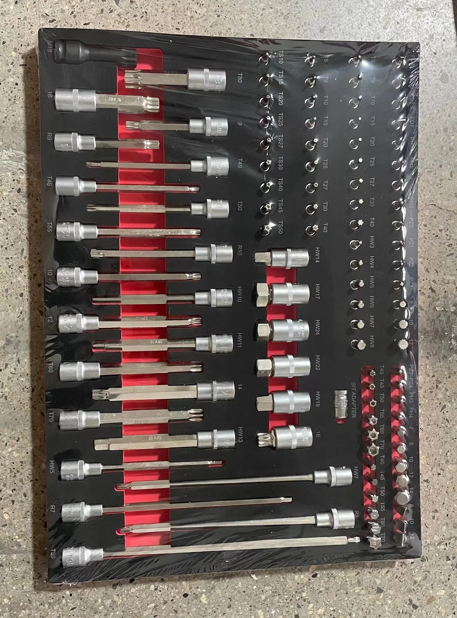 258 Pcs Professional CR-V Material Hand Tool Set for Auto Repair