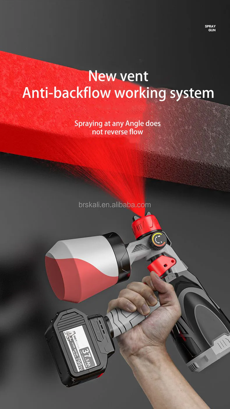 NEOBRISKEN Handheld Lithium Spray Gun - Efficient Paint Atomization