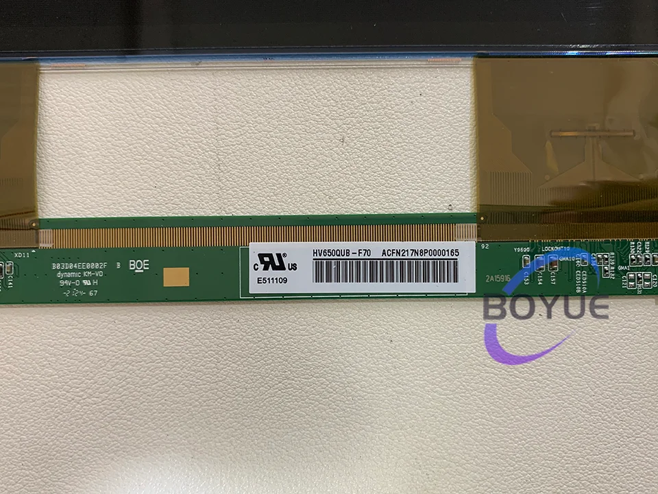Hot Sale 65 Inches Lcd Tv Panel Screen Hv650qub-f70 Lcd Display Screen ...