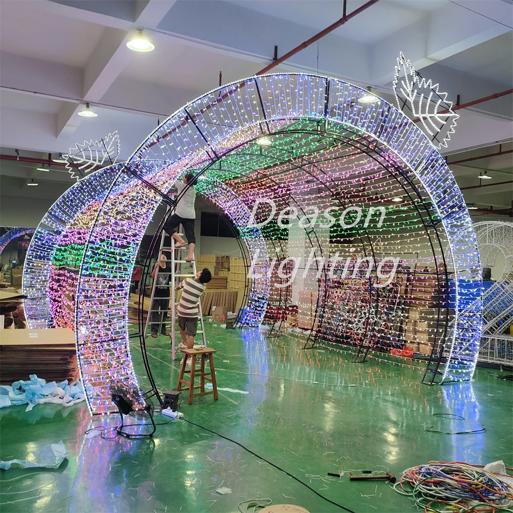 Deasonlighting Christmas Light Tunnel - Customizable Designs