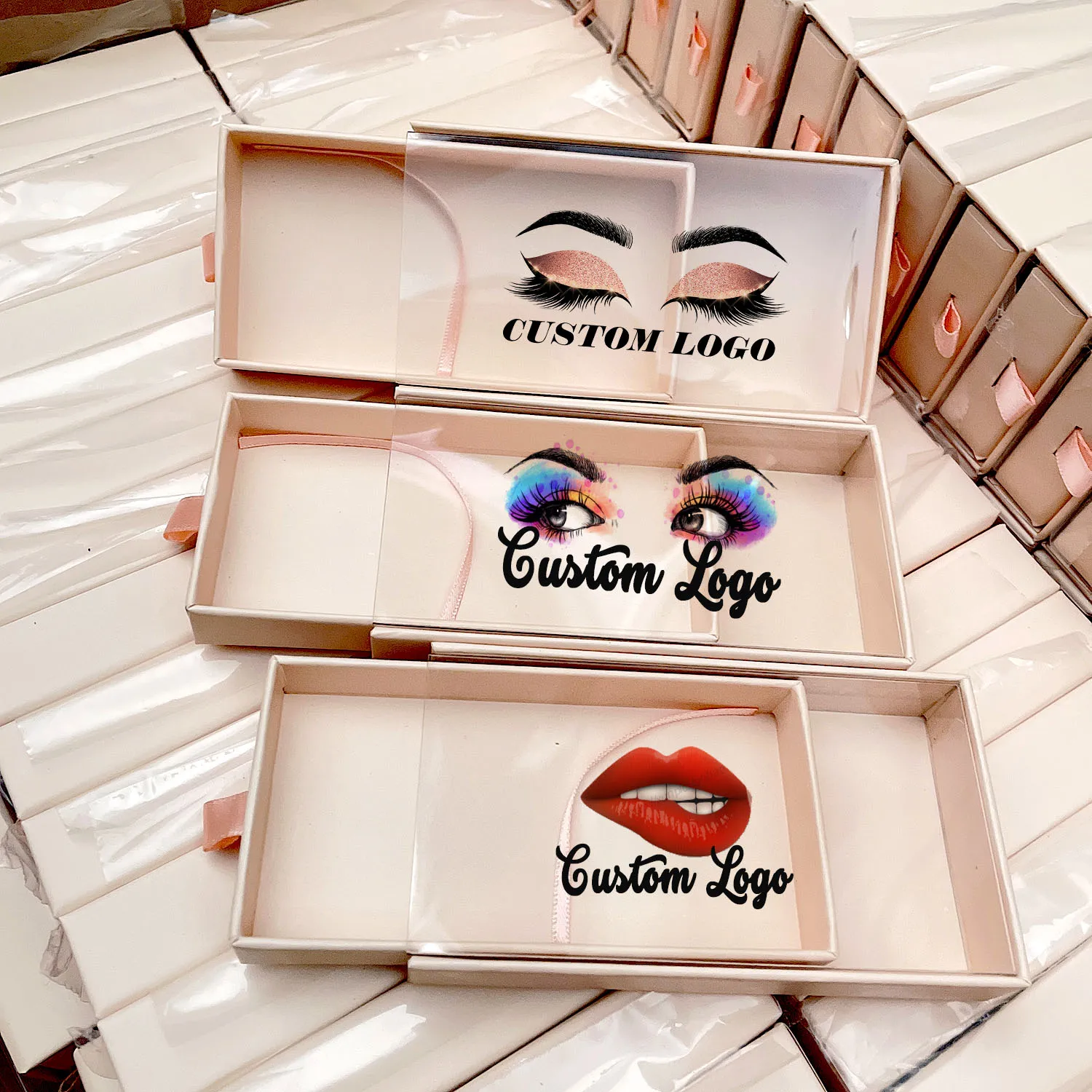 Wholesale OEM Empty Lash Box Package - 3D Mink Magnetic Lashes