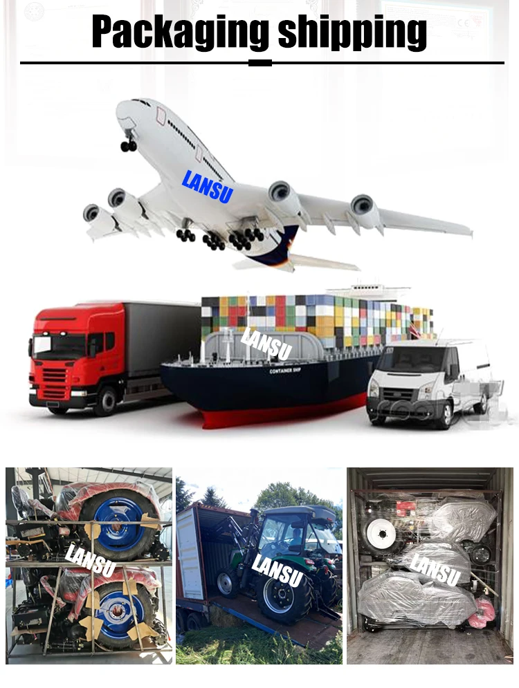 LANSU 20HP 4WD Mini Farm Tractor with Gear Drive - OEM/ODM | Wholesale