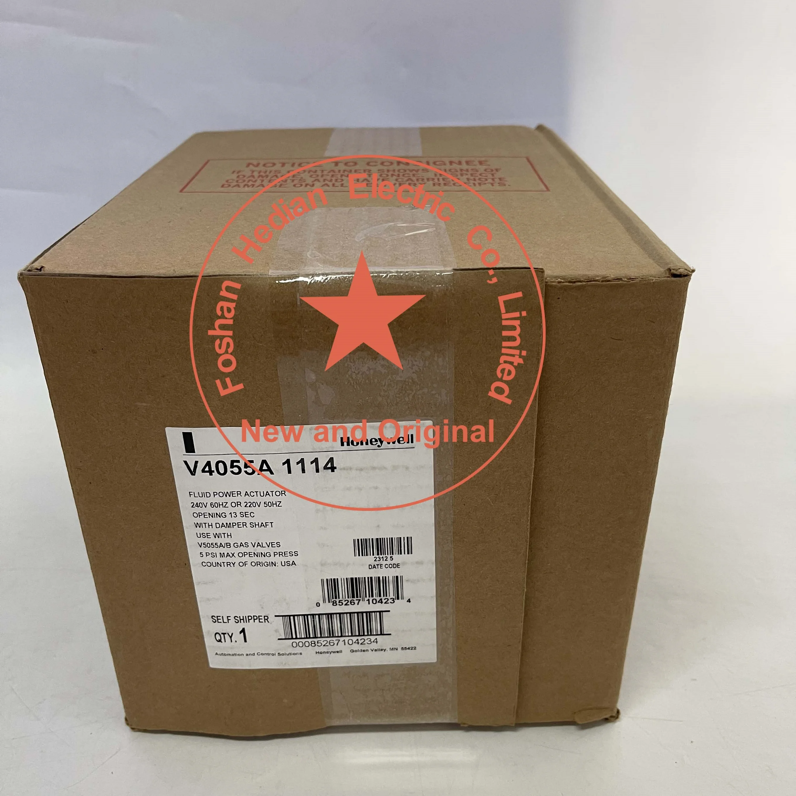 V4055A1114 Fluid Power Valve Actuator for -Honeywell- New and Original ...