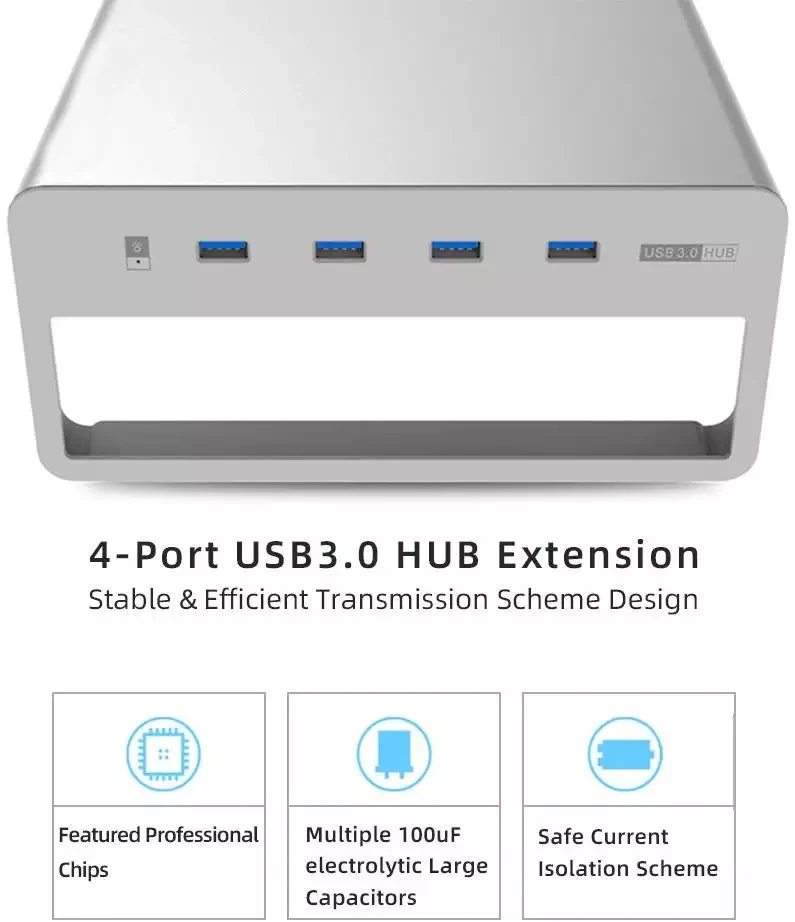 Aluminium Laptop Stand Detachable Multi-functional Computer Monitor ...