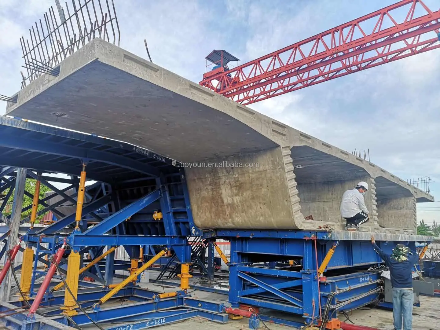 Precast Segmental Box Girder Steel Formwork Precast Segmental Box Girde ...