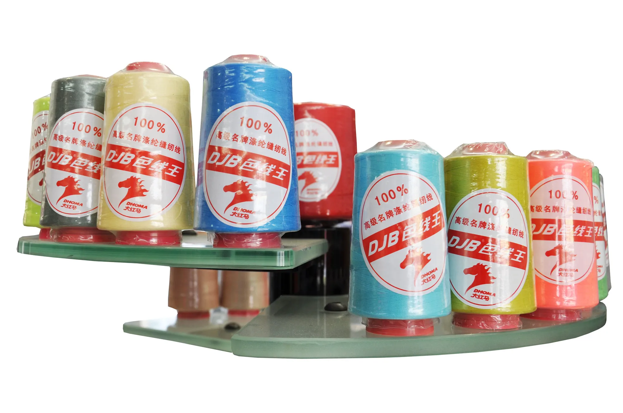 Cheap Sewing Thread 60s/3 4000y Dyed Colorful Threads Sewing Tfo 100% ...