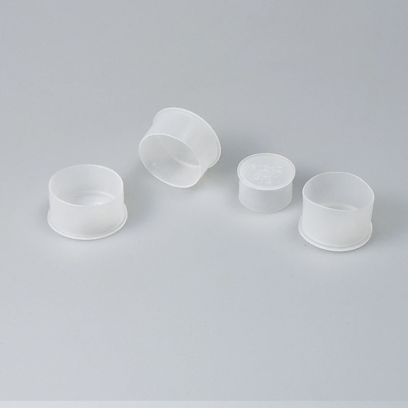 Round Tube Sealing Cover Plastic External Thread Protective Cover ...