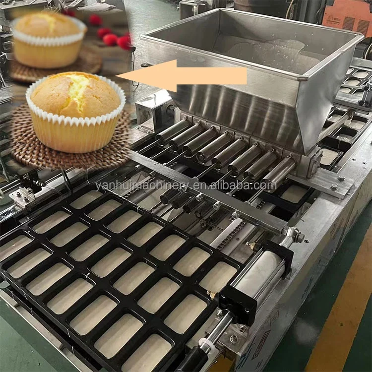 and Injection Cup Making Electric / Cake Batter Filling Machine ...