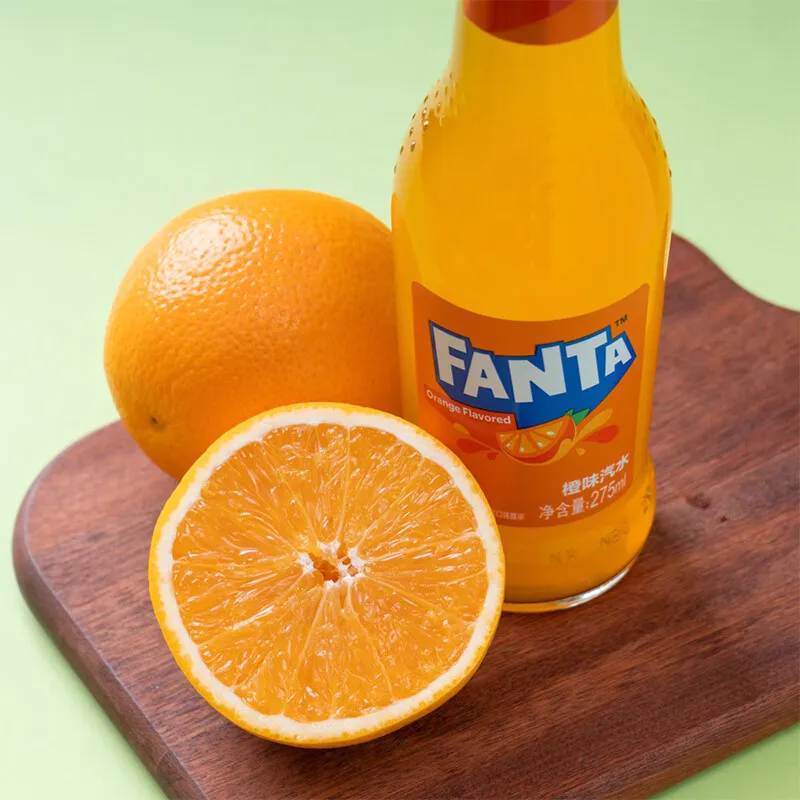 Coca-cola Fanta Soft Drinks Classic Orange Soda Glass Bottle Carbonated ...