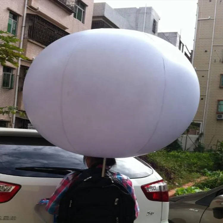 Customized Outdoor Inflatable PVC Walking Backpack Ball with LED Light ...