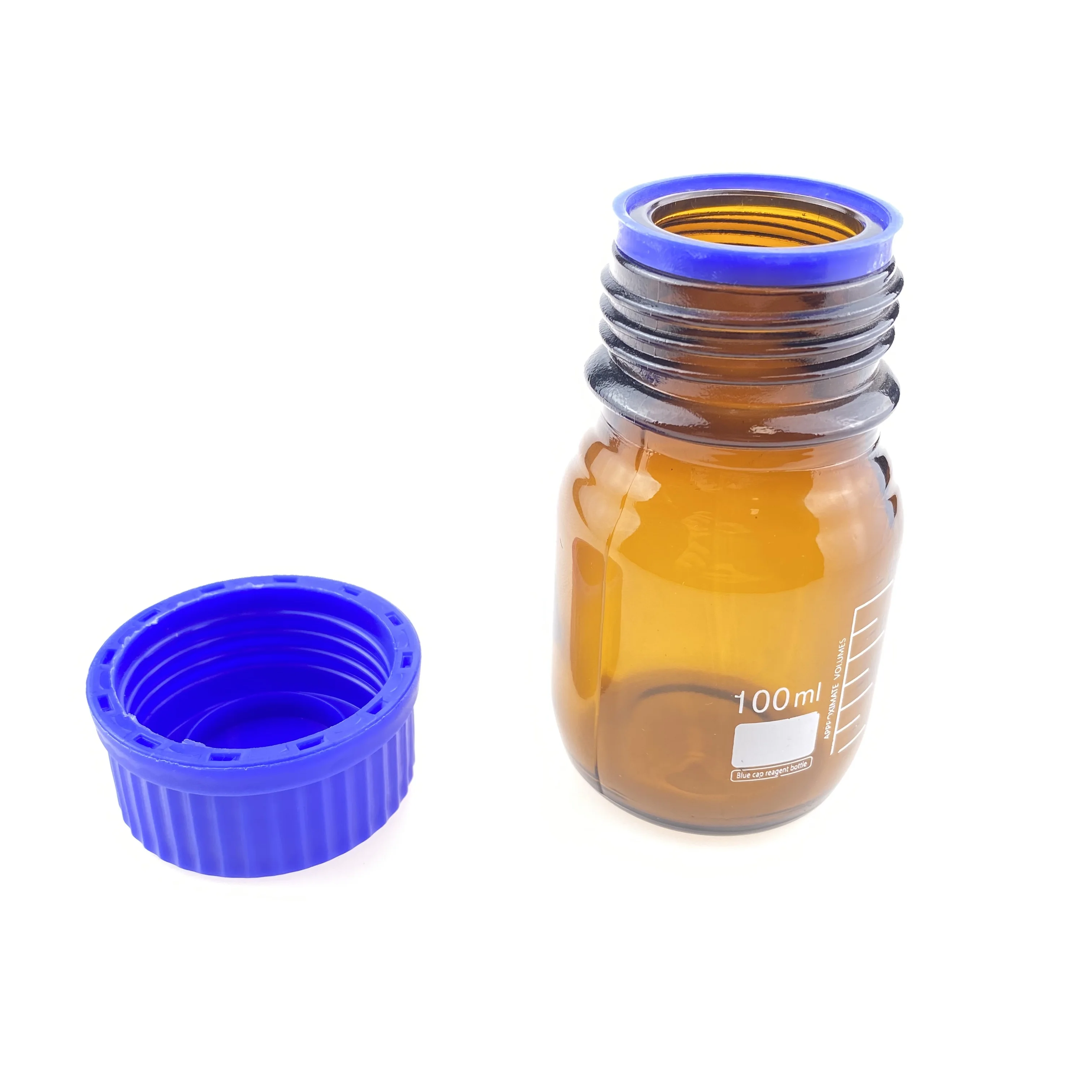 Customized Logo 100ml Reagent Bottles Amber Mobile Phase Duran Bottle ...