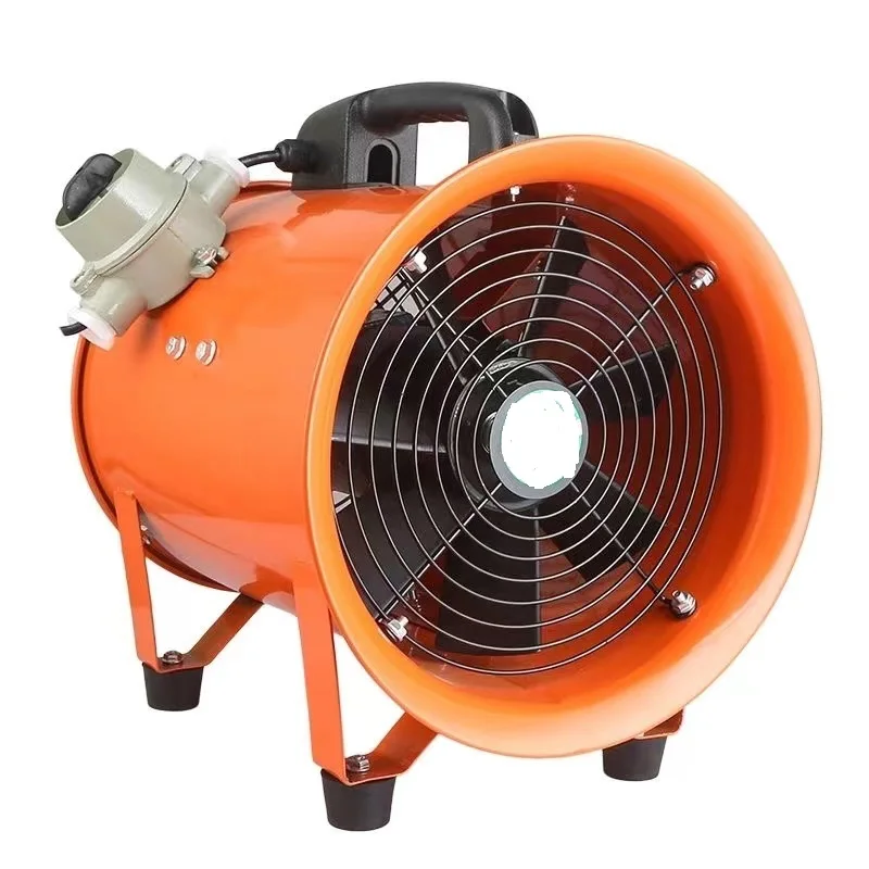 Aluminum Impeller Blade Portable Blower Fan Axial Flow Fans For Mining ...