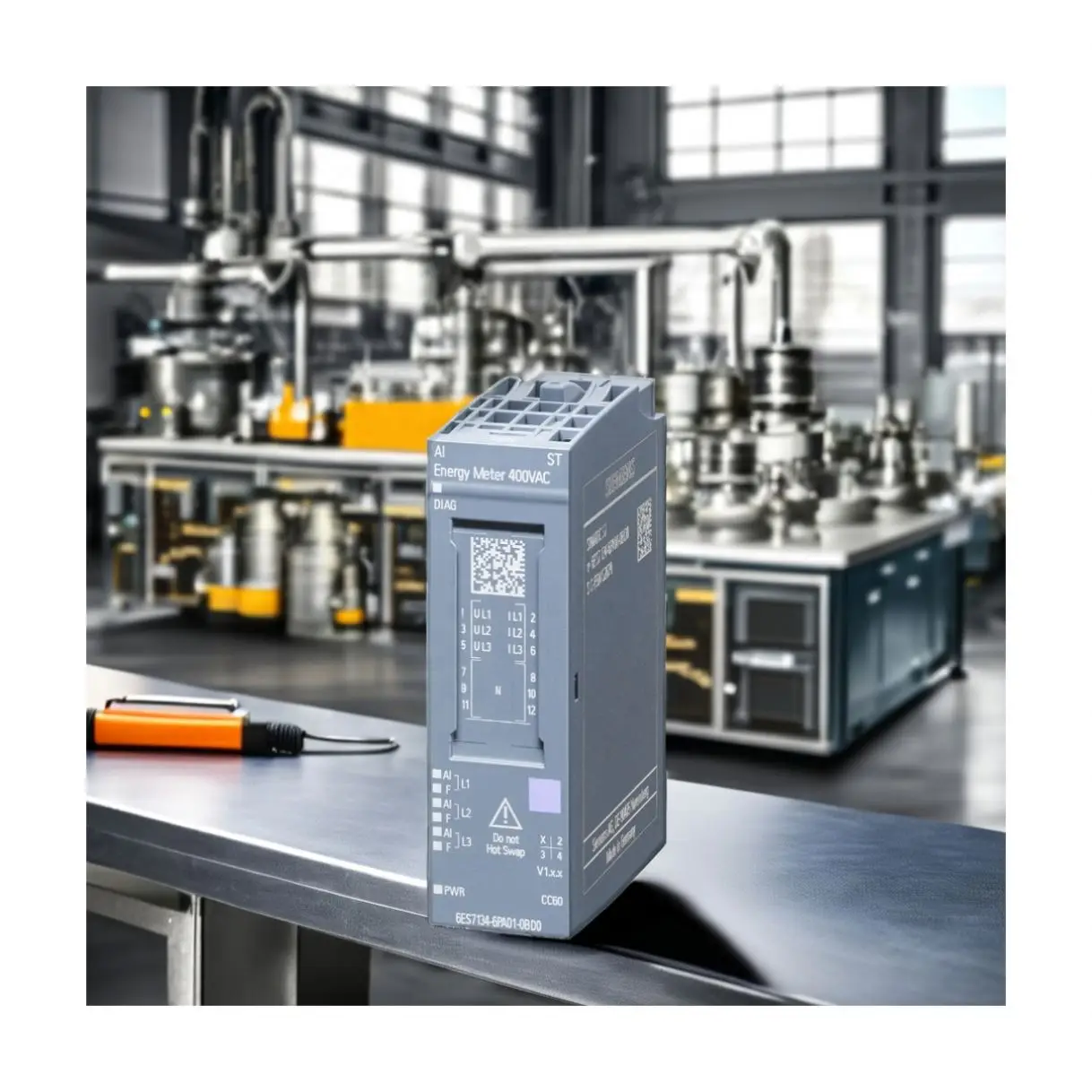 Original SIMATIC ET 200SP Analog Input Module AI 400 V AC ST 6ES7134 ...