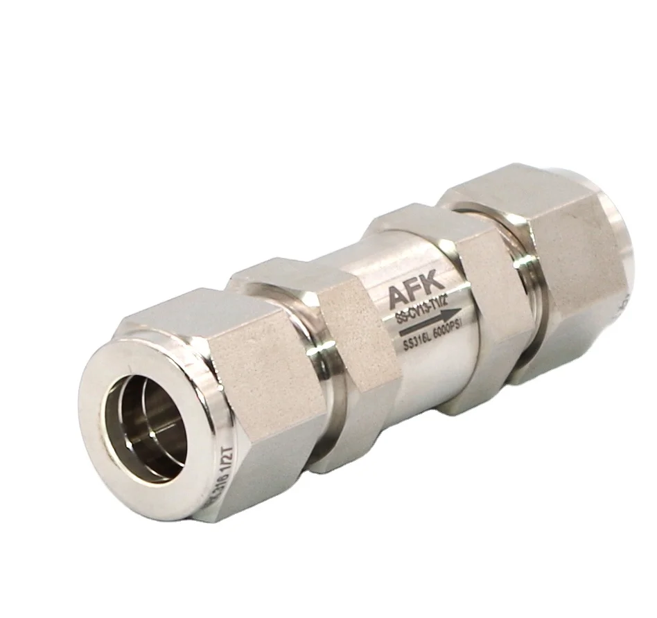 6mm Check Valve Non-return Valve High Pressure Stainless Steel Gas ...