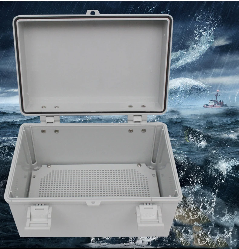 New Industrial Distribution Box Plastic Waterproof Hinged Box Ip66 ...