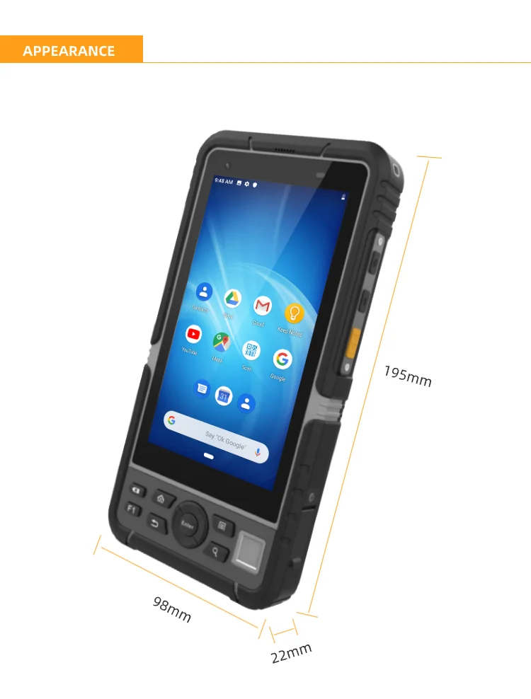 Oem T60r 8gb 128gb Android 9000mah Battery 1d Barcode Scanner Uhf Rfid ...