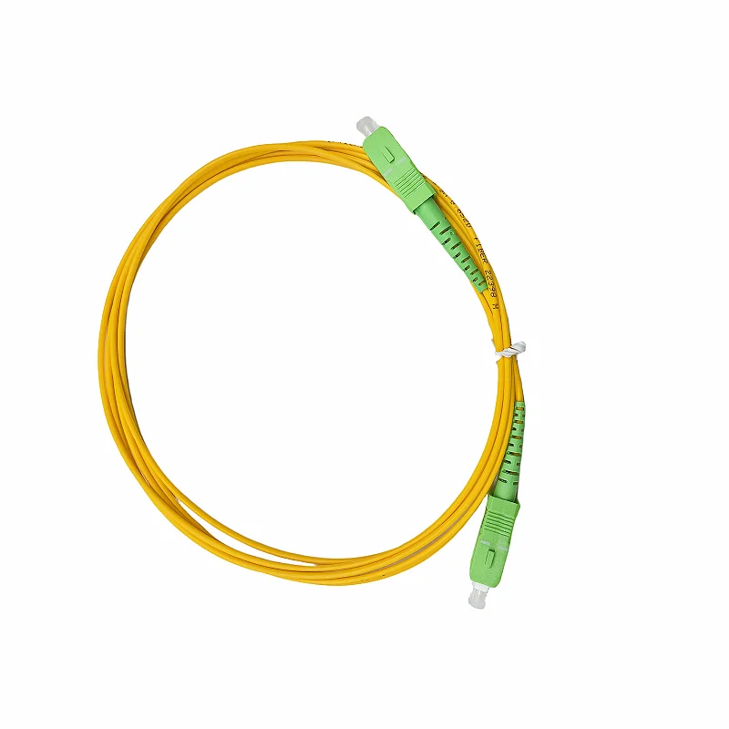 Sc/apc Simplex Single Mode Connector Fiber Optic Jumper Lead Fiber ...