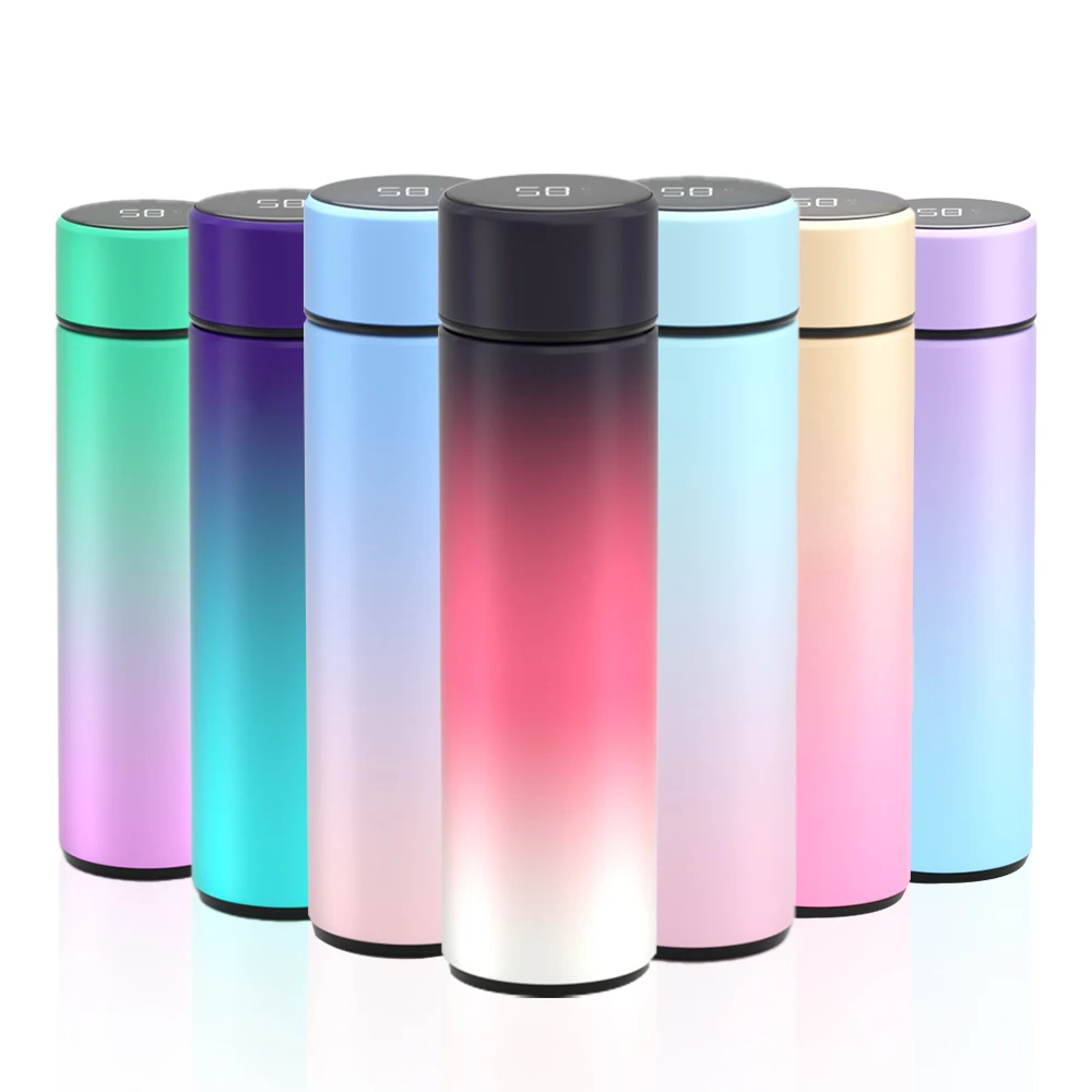 500ml Led Smart Stainless Steel Temperature Display Bottle Cup With Filter Infuser - Buy 17oz ...