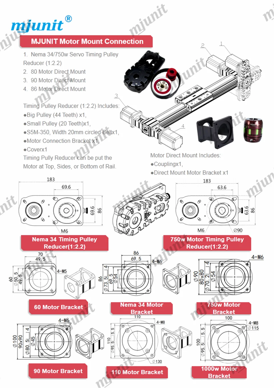 Mjunit Gantry Mjunit Gantry Truss Manipulator with Synchronous Belt Heavy-duty XYZ Axis ...