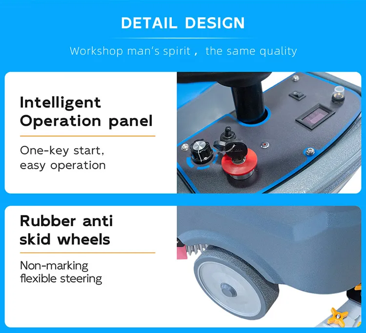 Euro Ride on Floorcare Scrubber Machine for Cleaning Scrubber Floor ...