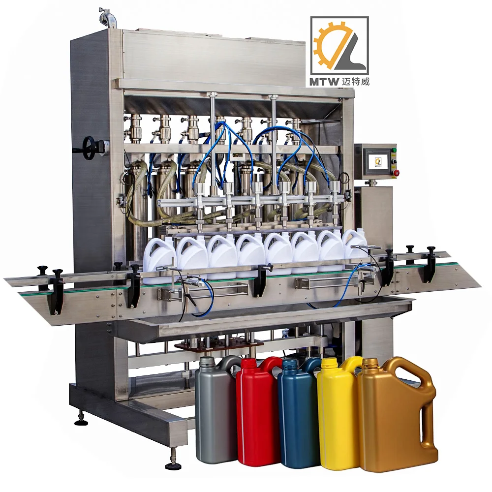 MTW Automatic Motor Oil Car Oil Bottle Filling Packing Production Line ...
