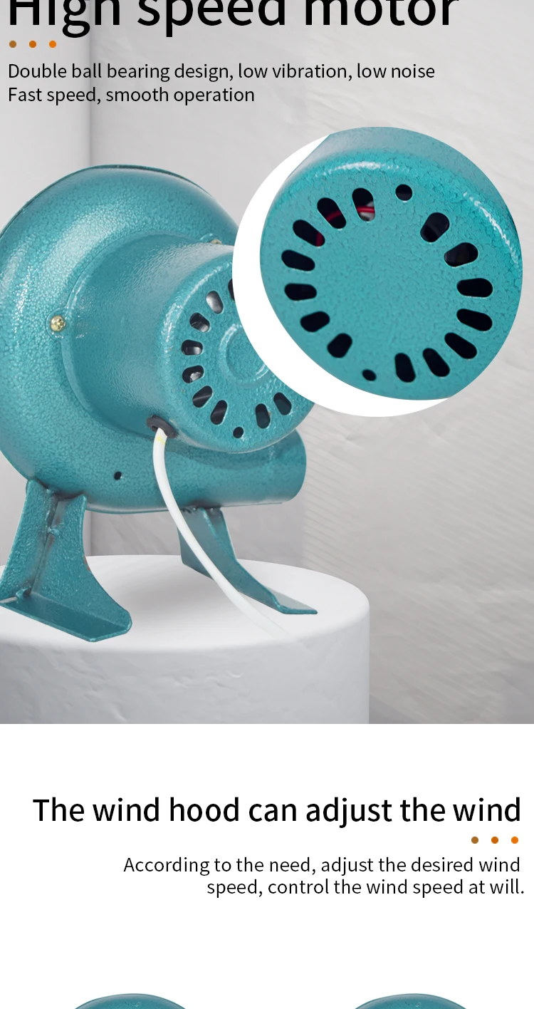 220V Electric Small Blower - High Pressure Centrifugal Fan