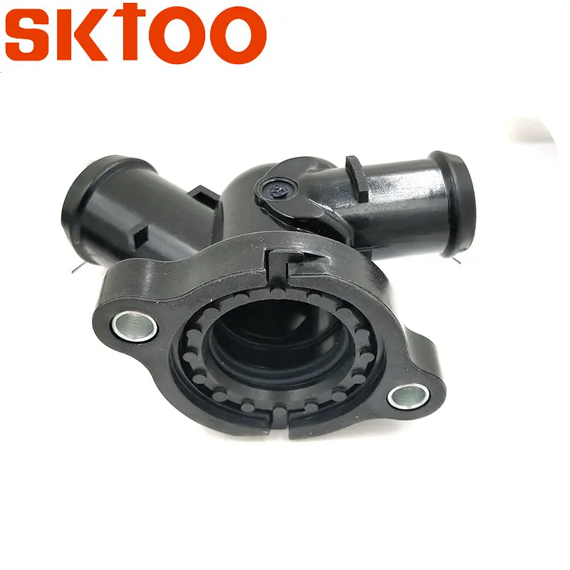 07k121133e Coolant Flange Thermostat Housing For Vw Jetta Beetle Rabbit ...