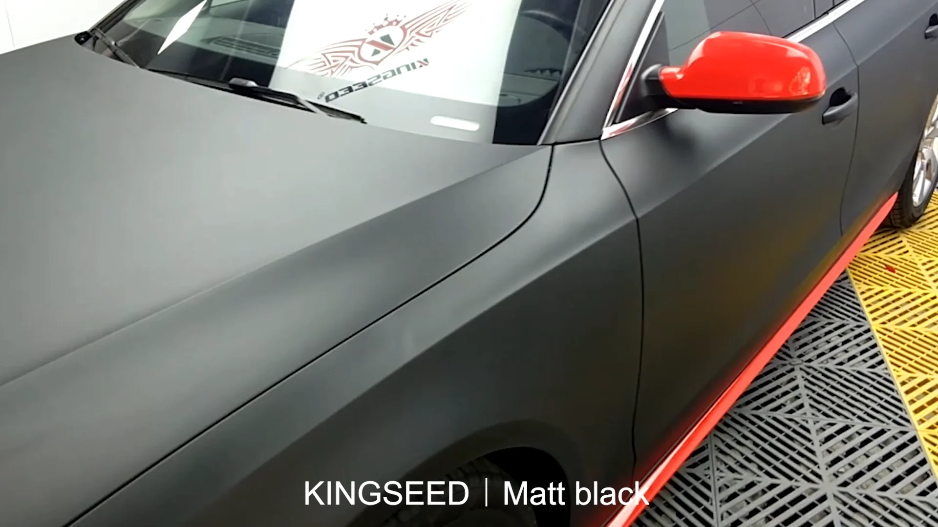 Matt Black Color Changing Car Body Decoration Sticker Vinyl Car Wrap ...