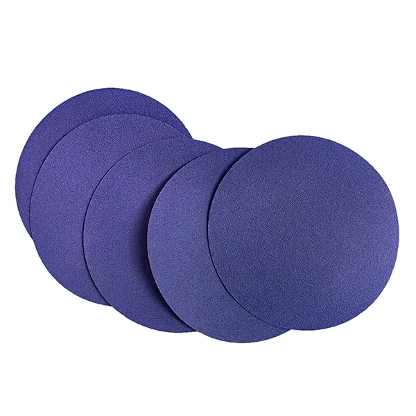 6 Inch 150mm Wood Round Sand Paper Disc P80 Ceramic Alumina Purple ...